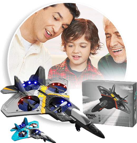 Make Playtime Unforgettable with Stealth Raptor Airplane